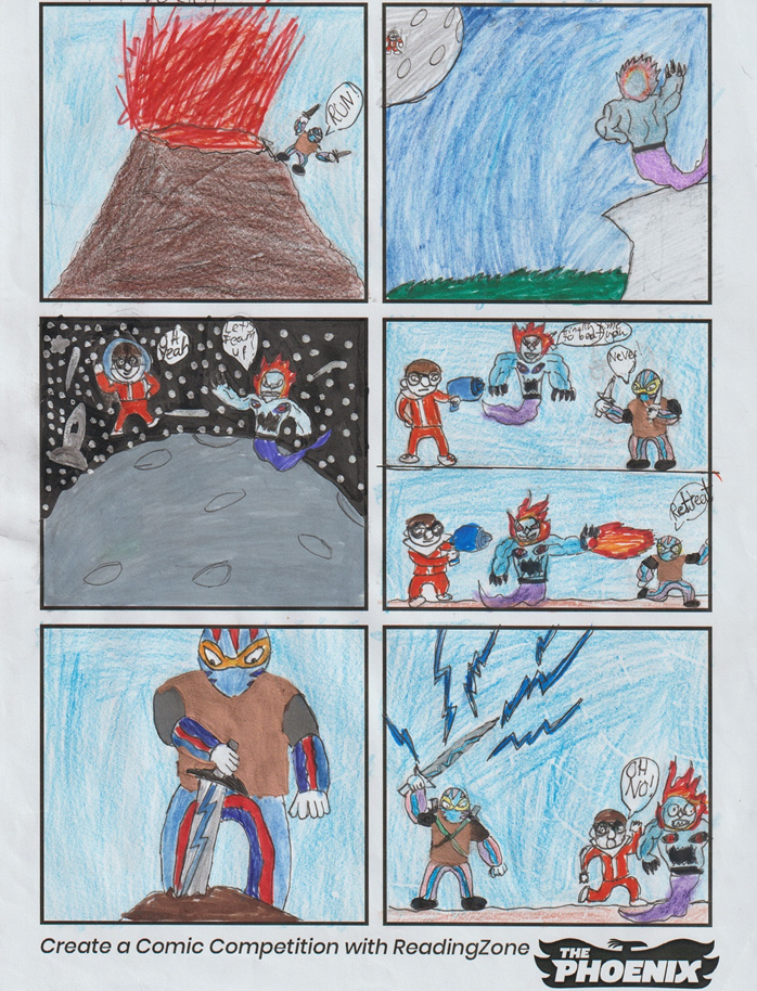 Create a Comic Competition Winners Announced - ReadingZone